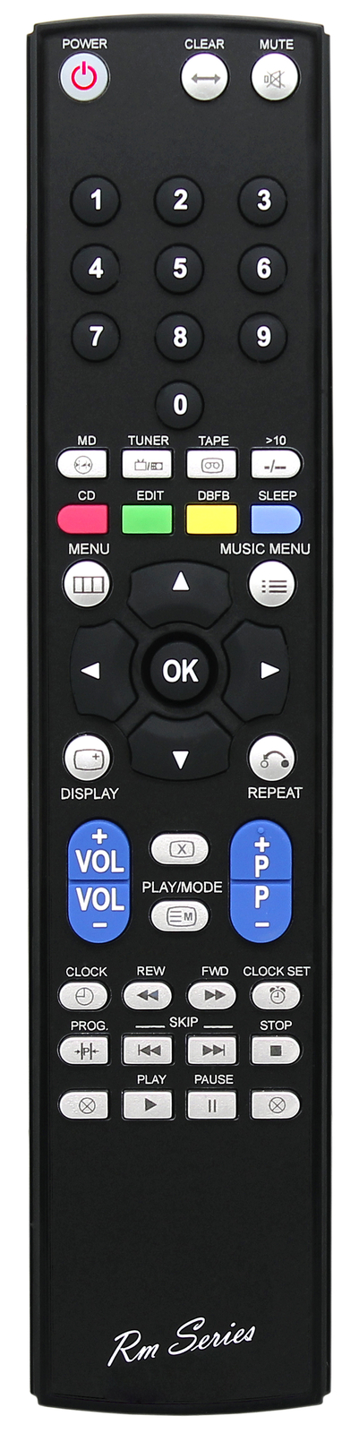 RM-Series Replacement Remote Control For Sony CMT-CP500MD CMTCP500MD ...