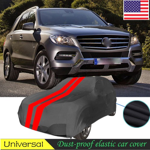 Black/Red SUV Dust-proof elastic car cover indoor vehicle for Benz ML ...