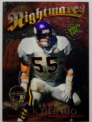 1995 Topps Stadium Club Members Only #18 Jack Del Rio Nightmares Rare ...