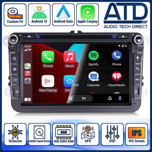 Android Auto CarPlay For Seat Leon Mk2 Altea Alhambra Trinax Radio IPS ...