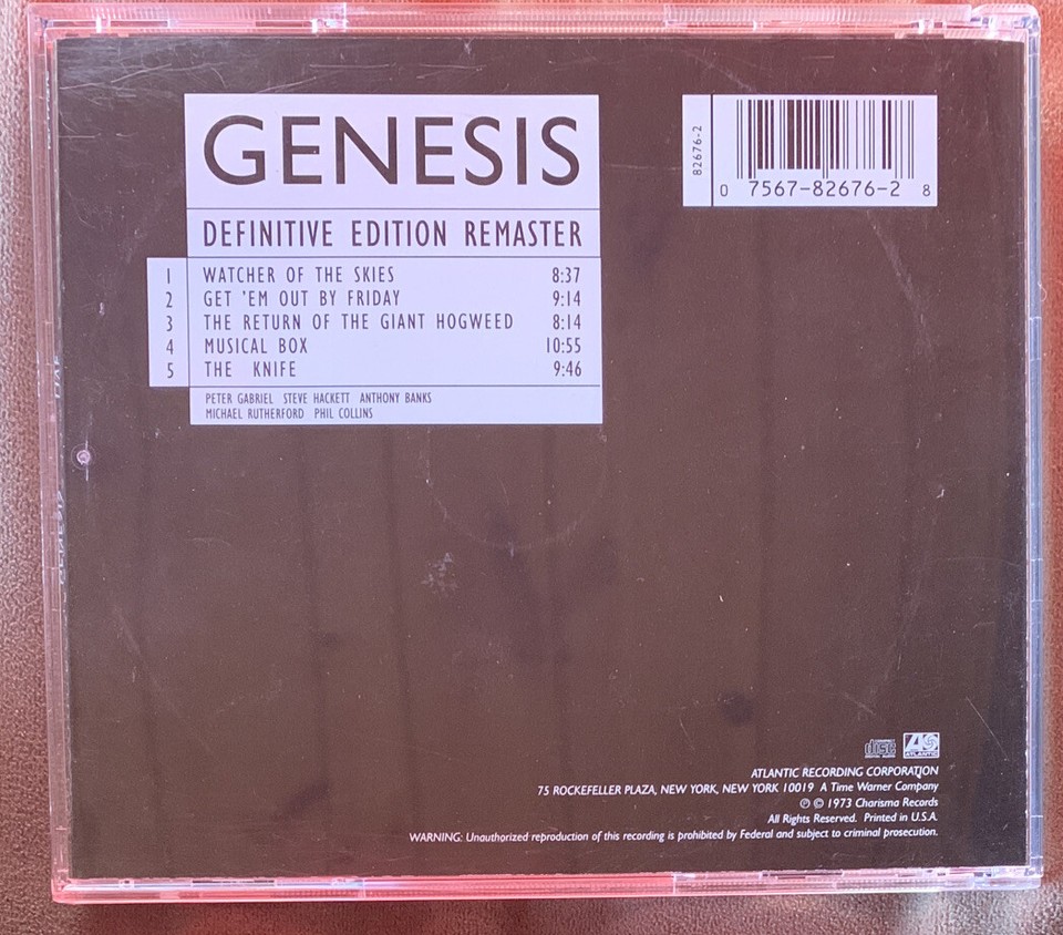 Genesis : Live CD Pre-Owned Excellent | eBay