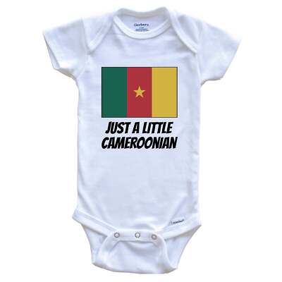 Just A Little Cameroonian Cute Cameroon Flag One Piece Baby Bodysuit | eBay