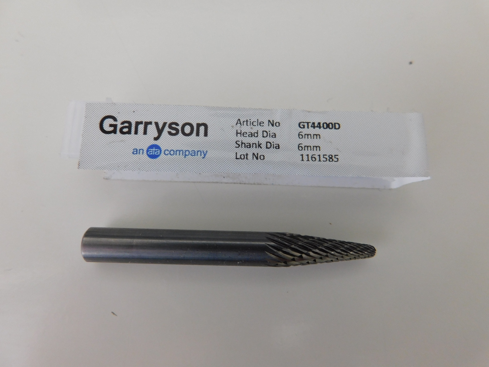 Garryson Carbide Burr - GT4400D 6mm Shank 6mm Head for sale online | eBay