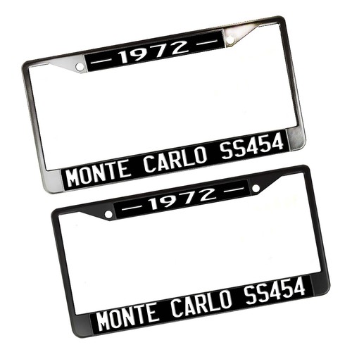 ONE 1970 -1972 Monte Carlo SS454 Classic Car Metal License Plate Frame ...