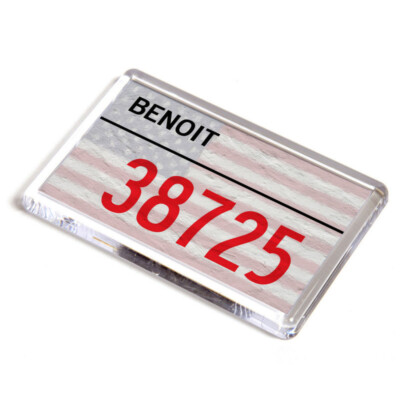 FRIDGE MAGNET - Benoit, 38725 - US Zip Code | eBay UK