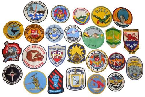 Orig. Lot USN US Navy Ships and Submarine Patches DR9 | eBay