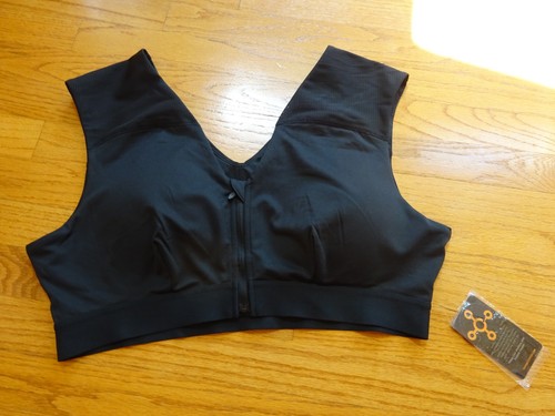 New Tommie Copper Women's Shoulder Comfort Bra W Front Zip Posture ...