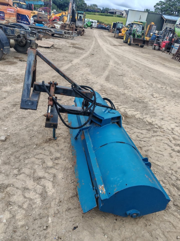 HYDRAULIC ROAD SWEEPER BRUSH TRACTOR TELEHANDLER YARD STREET BRUSH ...