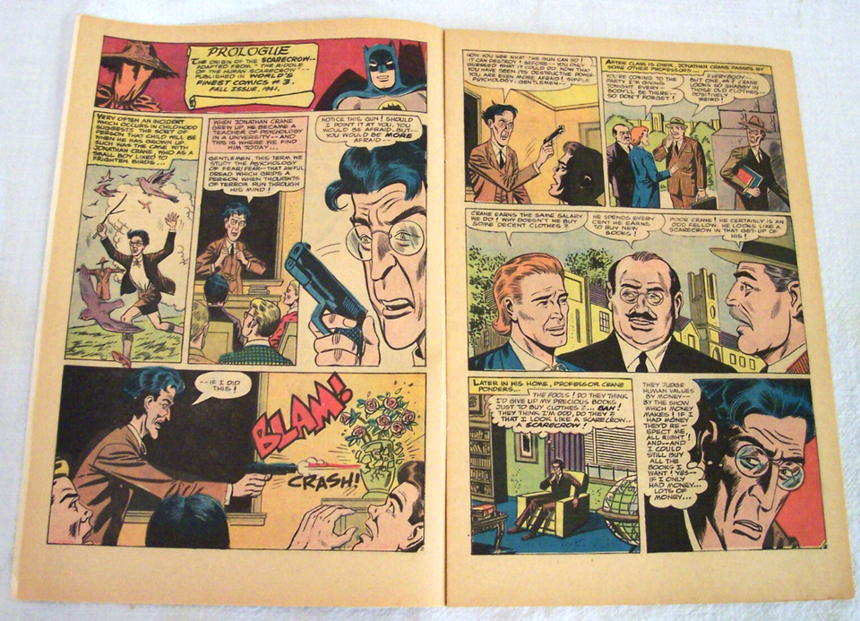 DC COMICS BATMAN #189 FEB. 1967 1ST SILVER AGE APPEARANCE OF SCARECROW ...