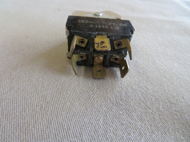 Cessna Double Rocker Switch P/N S-1846-1-3 for sale online | eBay