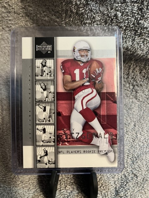 2004 Upper Deck NFL Players Rookie Premiere - #5 Larry Fitzgerald (RC ...