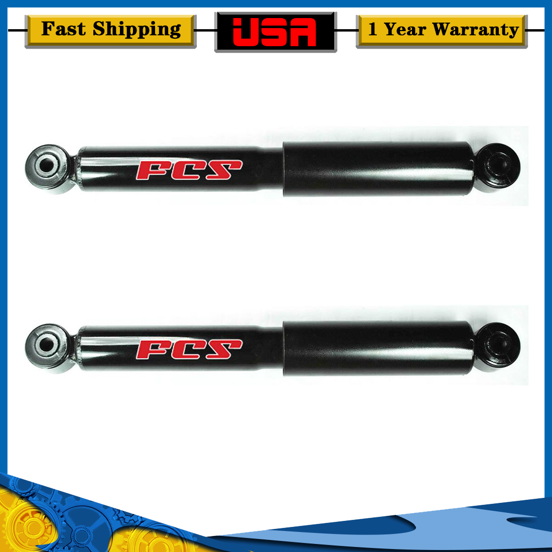 FCS Parts Rear Shocks for 2003-2008 Honda Pilot 3.5L with Warranty | eBay