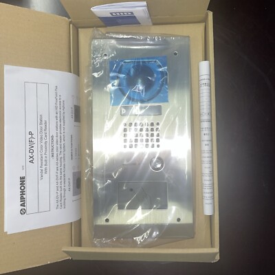 Aiphone AX-DVF-P Audio/Video W Proximity Card Reader Door Station Flush ...