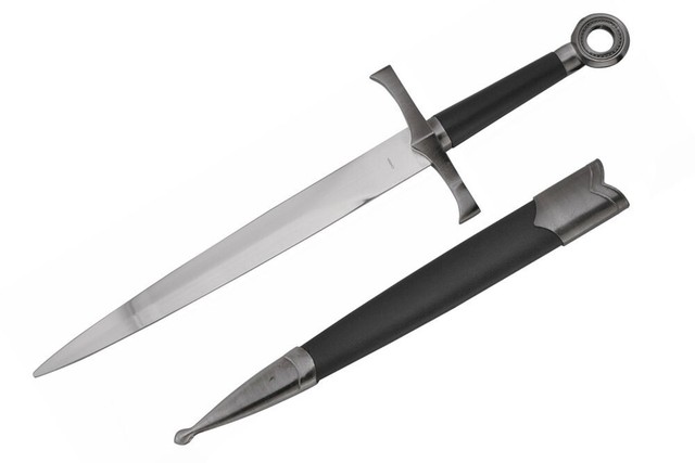 Medieval Knight Irish Ring Pommel Short Sword Historical Dagger With ...