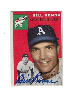 Bill Renna 1954 Topps Card # 112 Signed | eBay