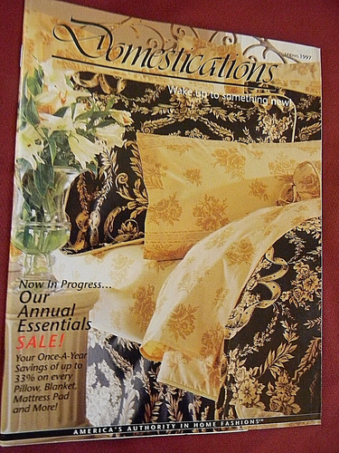 Vintage Domestications 95 page illustrated 1997 home goods catalog | eBay
