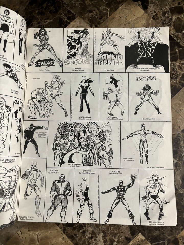 FOOM Magazine #2 1973 Marvel Comics 1st Wolverine Concept Art | eBay