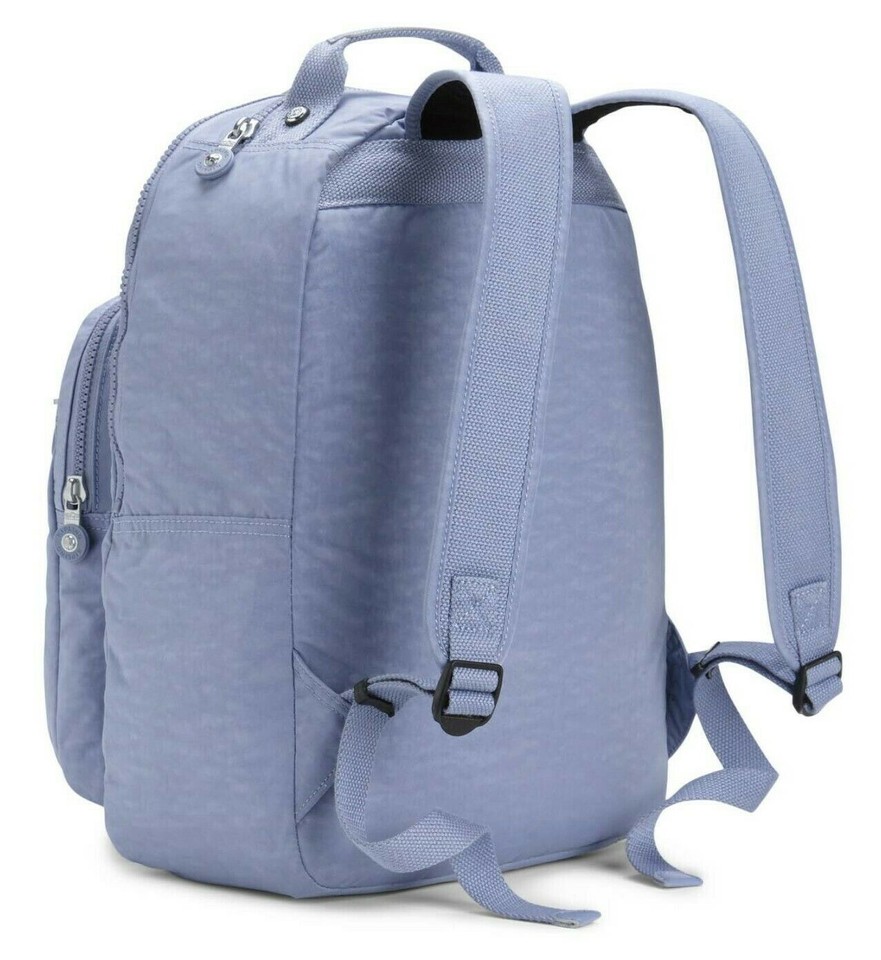 Kipling CLAS SEOUL Backpack with Laptop Compartment - Timid Blue RRP £ ...