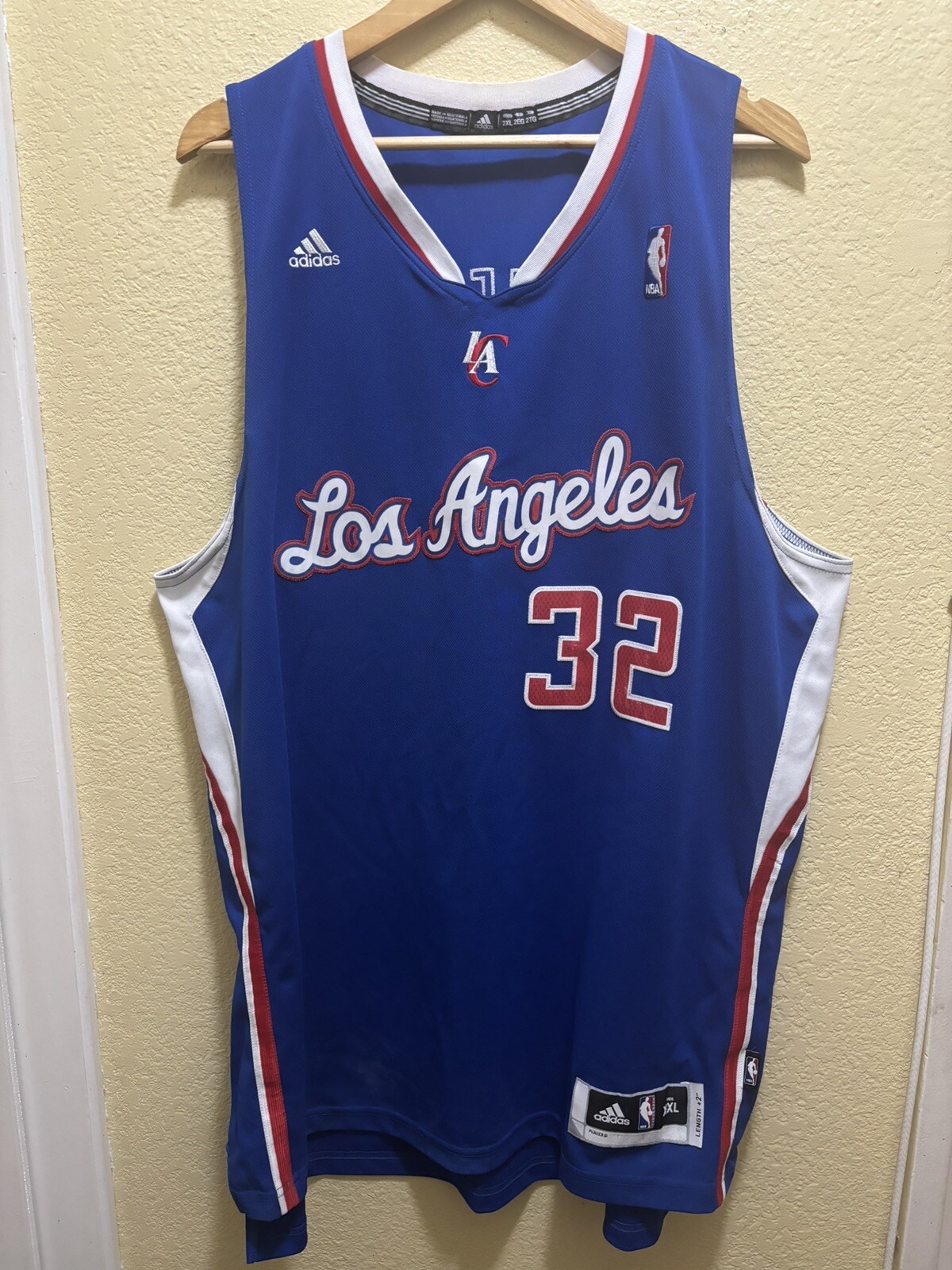 Blake Griffin Los Angeles Clippers #32 Adidas NBA Basketball Jersey ...