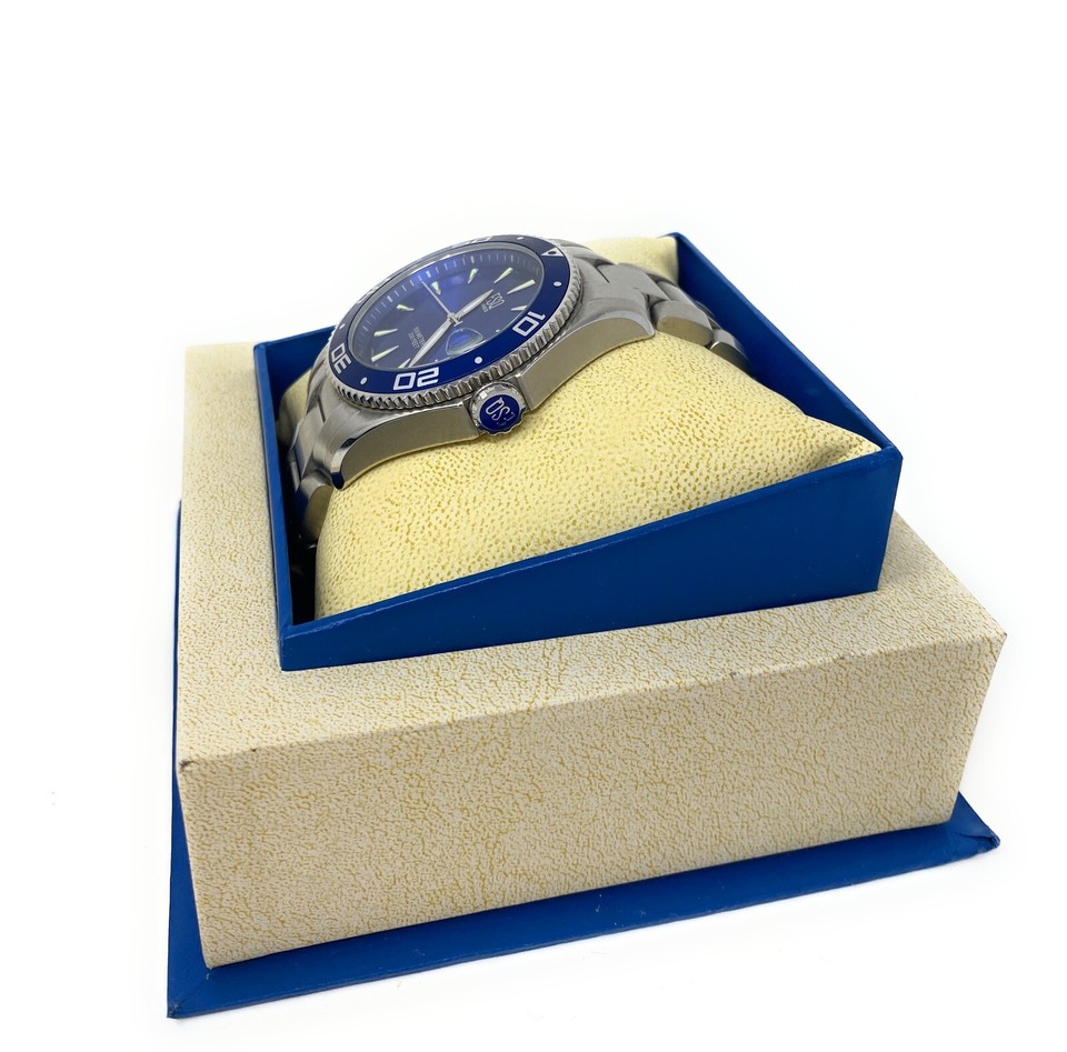 ESQ By Movado E5421 Men's Watch Blue Dial Swiss Movement WR 100 Meters ...