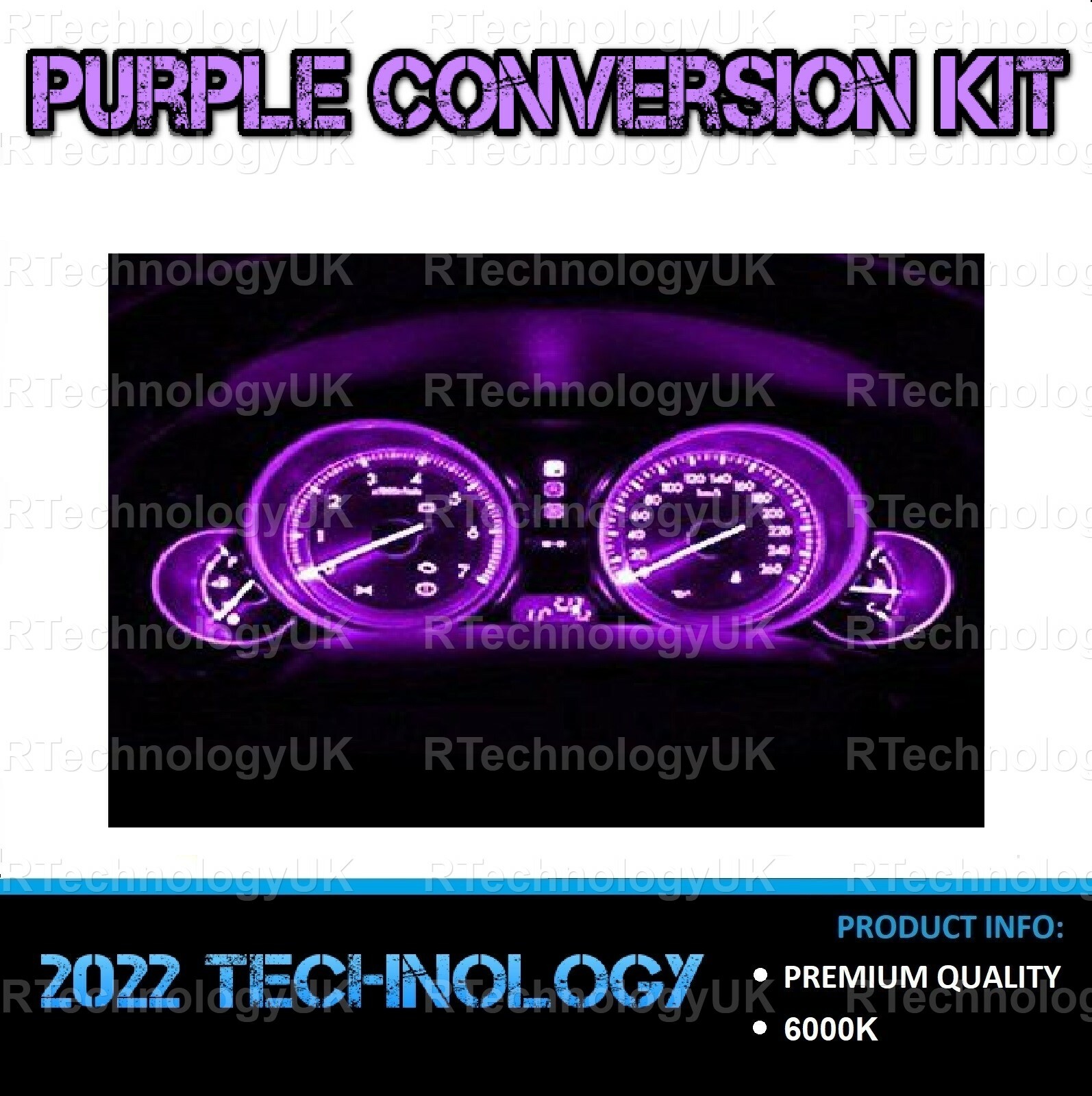 PURPLE LED DASHBOARD INSTRUMENT UPGRADE KIT for BMW E90 E91 E92 E93 3 ...