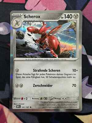 Pokémon - Scherox 141/197 - Obsidianflammen - Rare Holo - NM - OBF DE ...