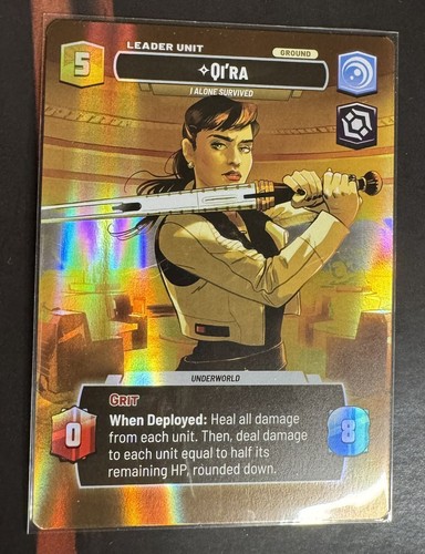 Star Wars Unlimited Showcase Qi'Ra Foil | eBay