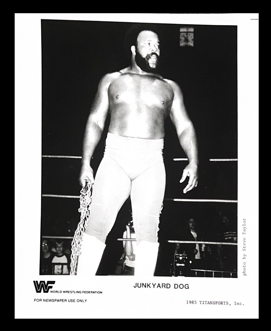 WWE JUNKYARD DOG OFFICIAL LICENSED ORIGINAL 8X10 PROMO PHOTO WRESTLING ...