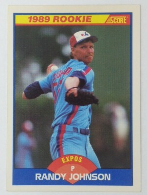 1989 89 Score Randy Johnson Rookie RC #645, Expos, HOF | eBay