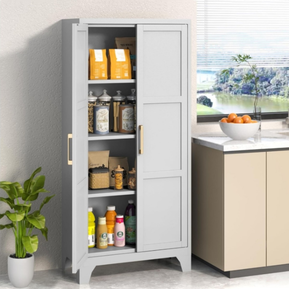 Shallow Pantry Cabinet Open Up Your Kitchen With These Pantry Ideas