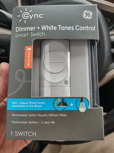 GE CYNC Dimmer + White Tones Control, Smart Switch. Wireless ...