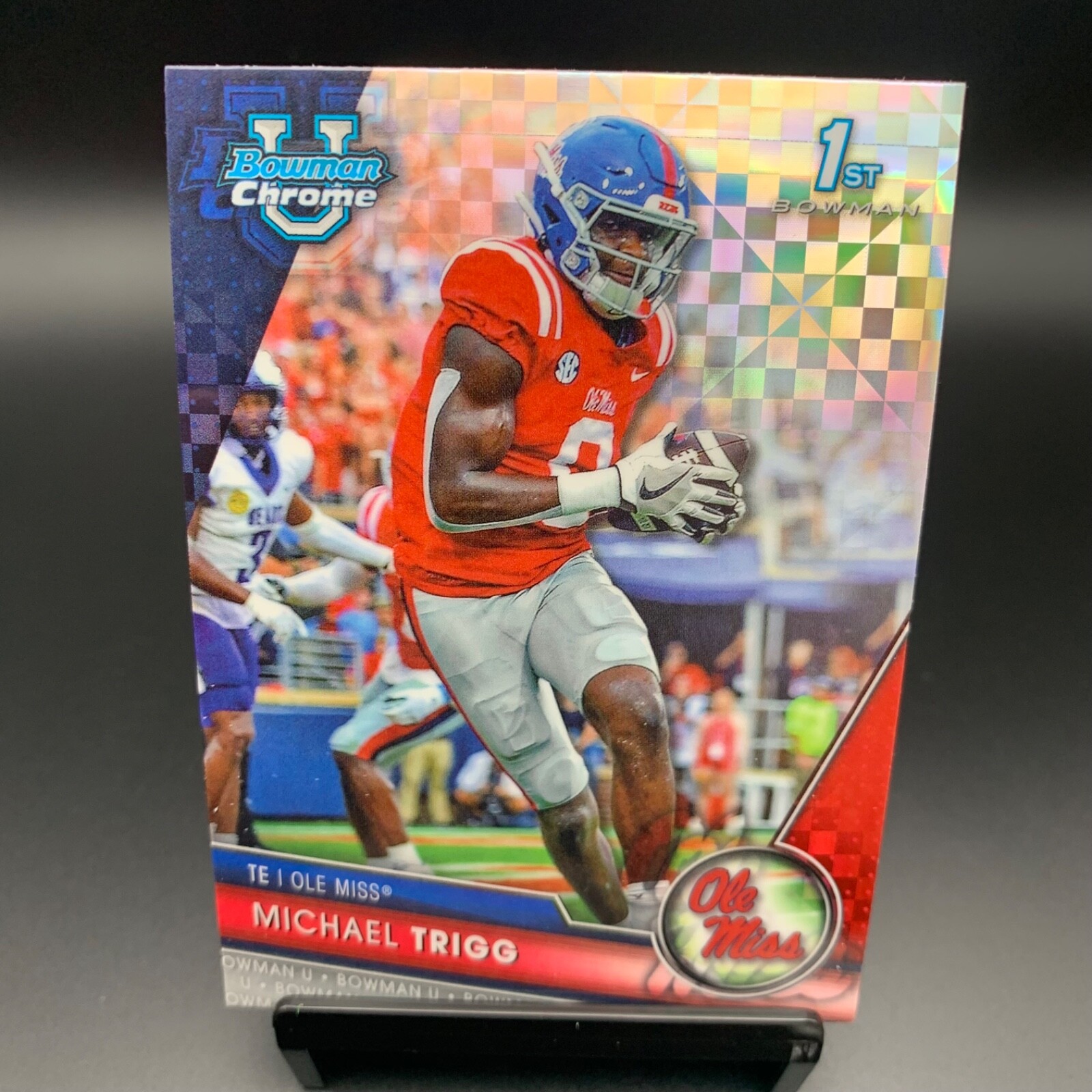2023 Bowman Chrome U #128 Michael Trigg X-Fractor Ole Miss Rebels | eBay