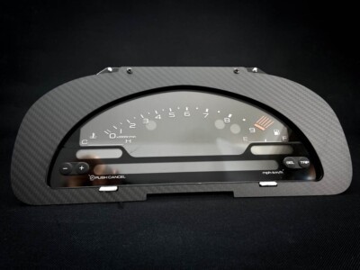 Twill Dry Carbon Fiber S2000 Cluster Conversion Bezel for 92-95 EG ...