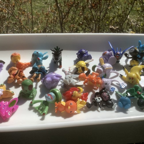 Lot of 50 Pokemon Mini Figures 1" Inch Plastic Toys RL R/L.W 1999-2000 ...