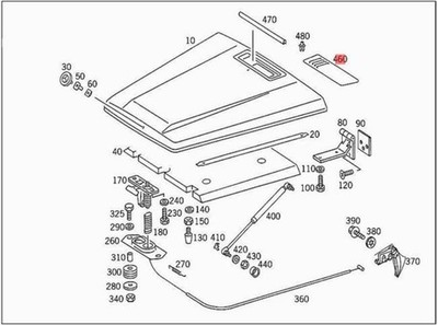 Genuine MERCEDES W463 G-CLASS W463 Cabrio Covering 4638870125 | eBay