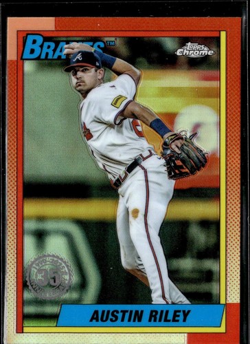 2025 Topps Chrome 35th Anniversary Austin Riley Atlanta Braves | eBay