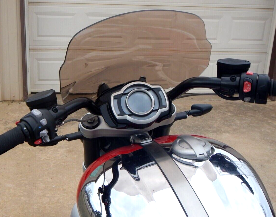 TRIUMPH ROCKET 3 GT TALL SPORT TOURER TALL FLIP UP WINDSCREEN ...