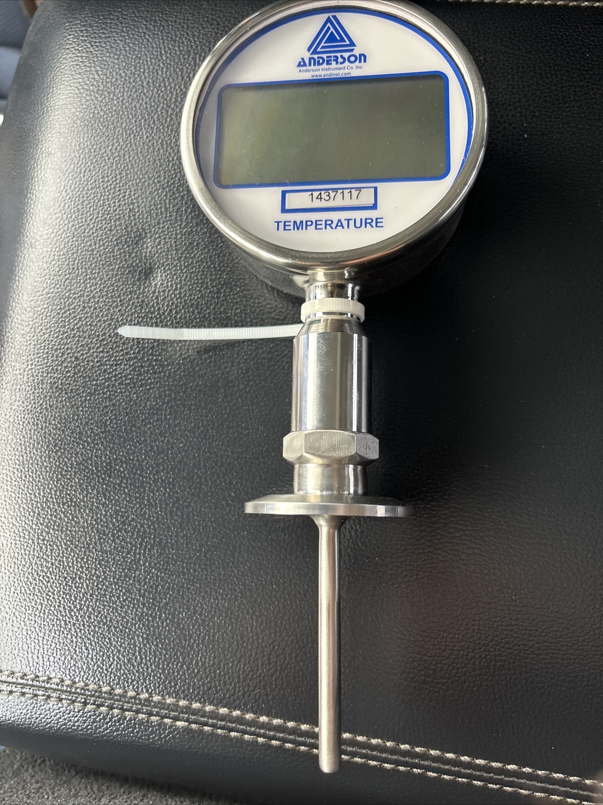 Anderson Instrument Co. Temperature Gauge FH0010040370000 Sanitary Pipe ...