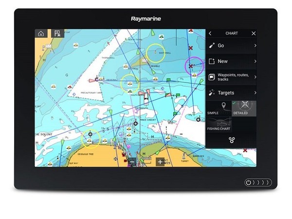 Raymarine Axiom 12 - 12" MFD Chartplotter Navionics Chart for sale ...