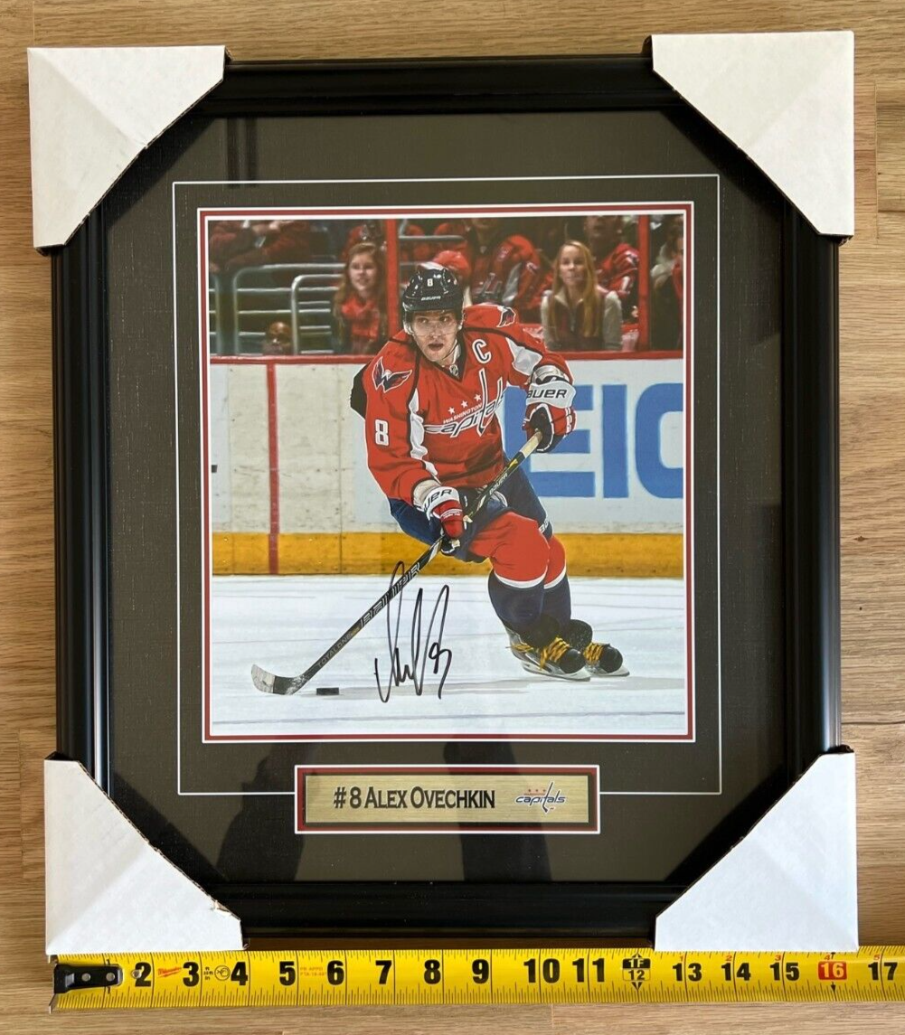 Alex Ovechkin SIGNED/AUTOGRAPHED Washington Capitals Framed Photograph ...