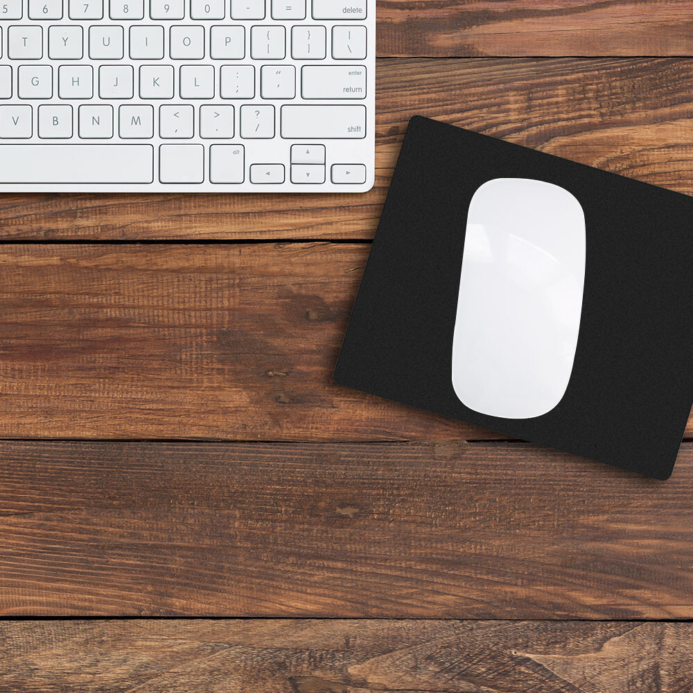 TRIXES Aluminium Mouse Mat Black NEW Non-Slip Metal Pad Waterproof ...