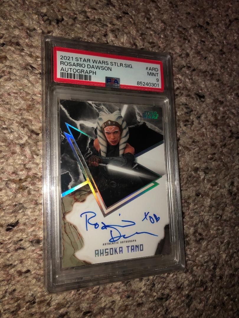 2021 Star Wars Stellar Signatures ROSARIO DAWSON PSA 9 MINT #ARD | eBay