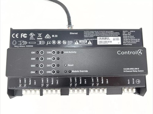 Control4 C4-DIN-8RELSW-E 8-Channel Relay Switch Module 6 Months wty | eBay