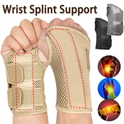 Hand Wrist Support Splint Brace Band Sprain Carpal Tunnel Sprain ...