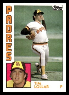 1984 Toppsl #644 Tim Lollar Pitcher San Diego Padres FREE shipping | eBay