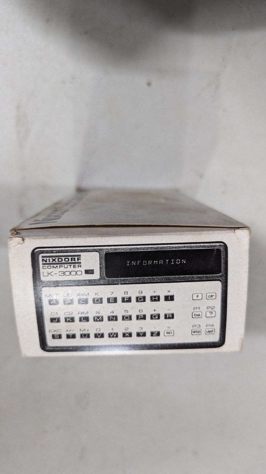 Vintage Nixdorf # LK-3000 Computer In Original Box | eBay