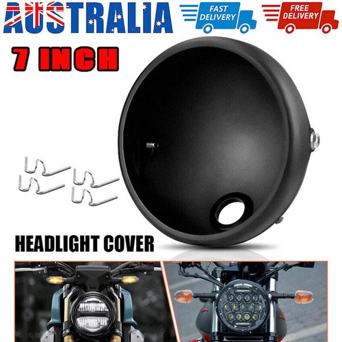 1x 7" Inch Round Headlight Headlamp Housing Bucket For Universal ...