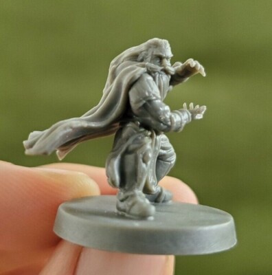Wizard - Dwarf Male Mini Miniature Figure Dungeons & Dragons Pathfinder ...