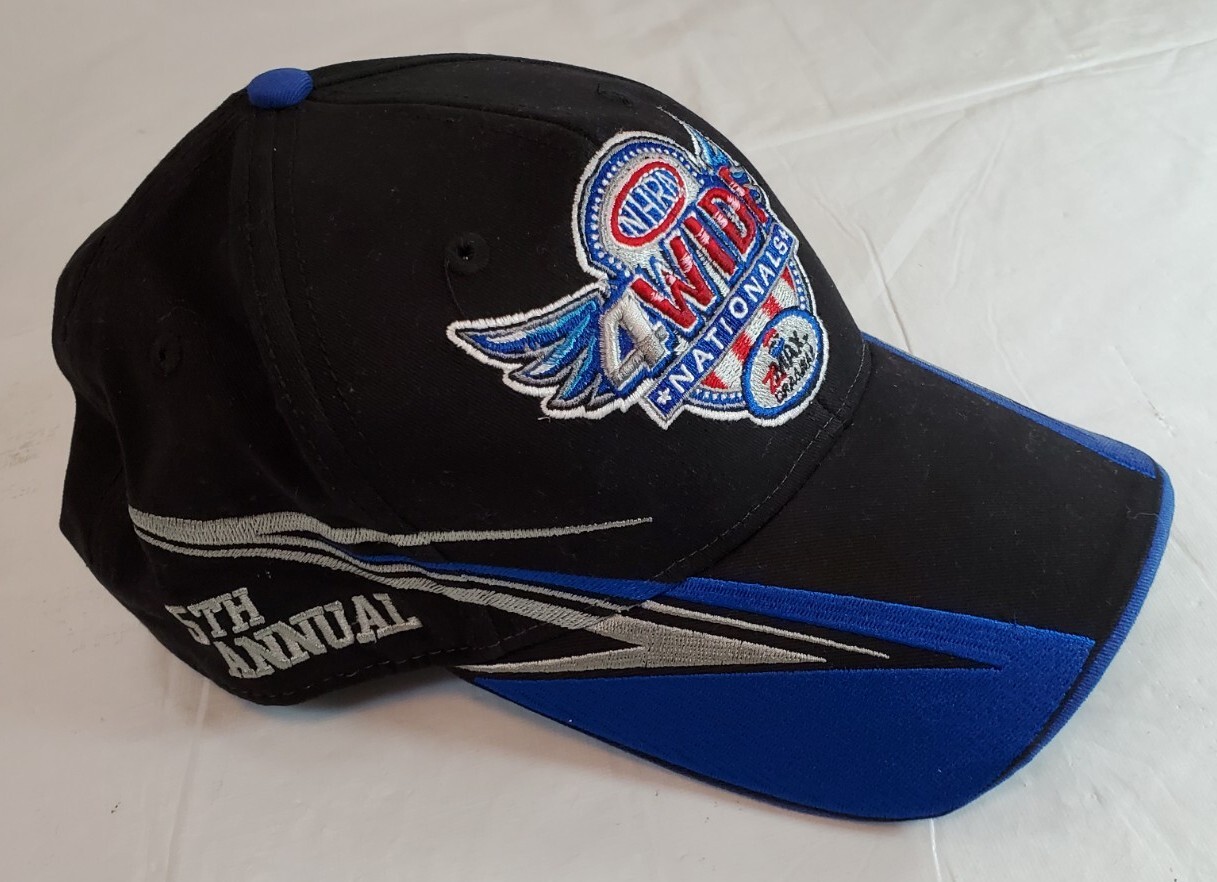 Main Gate Hat NHRA 4 WIDE Fifth Annual 2014 Charlotte NC Black Blue ...