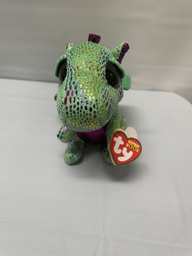 Ty Beanie Boos - CINDER the Green Dragon (6 Inch) Stuffed Plush Animal ...